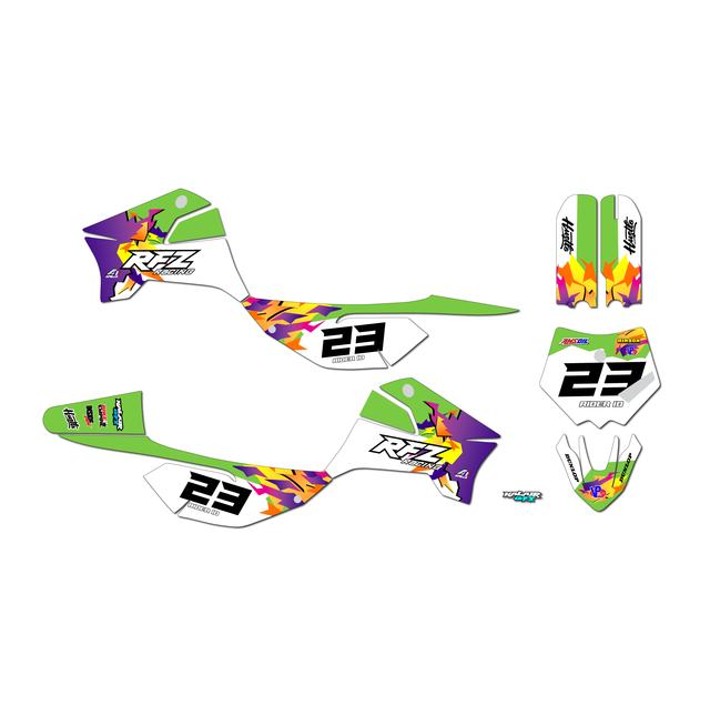 Apollo RFZ Dirt Bike Graphics Kits