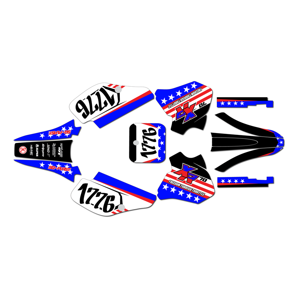 Honda XR70 1997–2000 Graphics Kits | KalairGFX