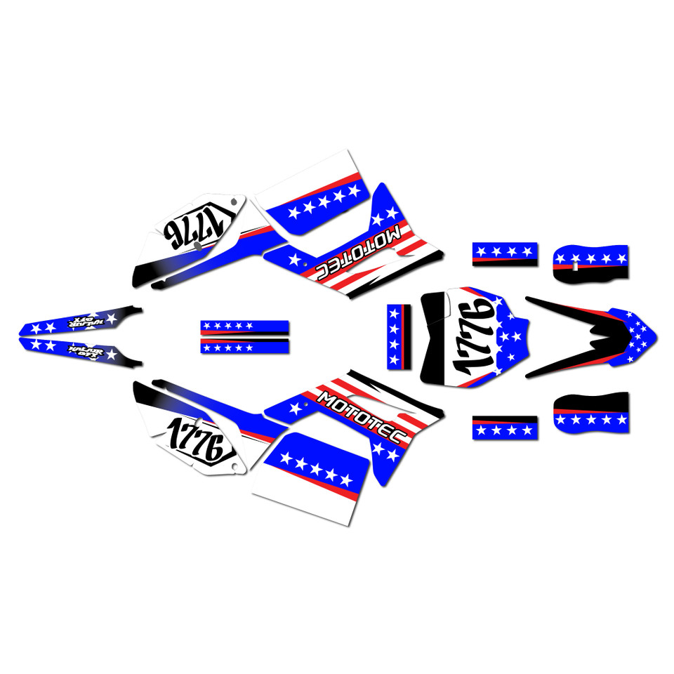 MotoTec Graphics Kits | Durable Vinyl, Fast Shipping | KalairGFX