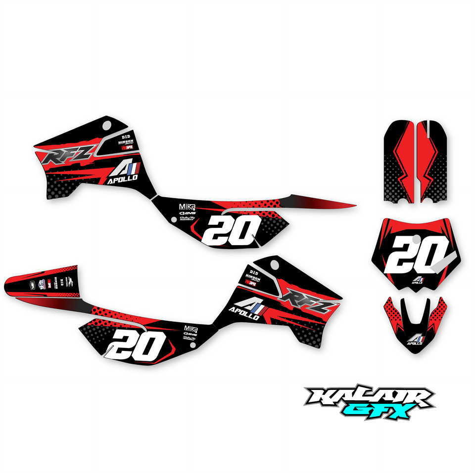 Apollo RFZ Dirt Bike Graphics Kits