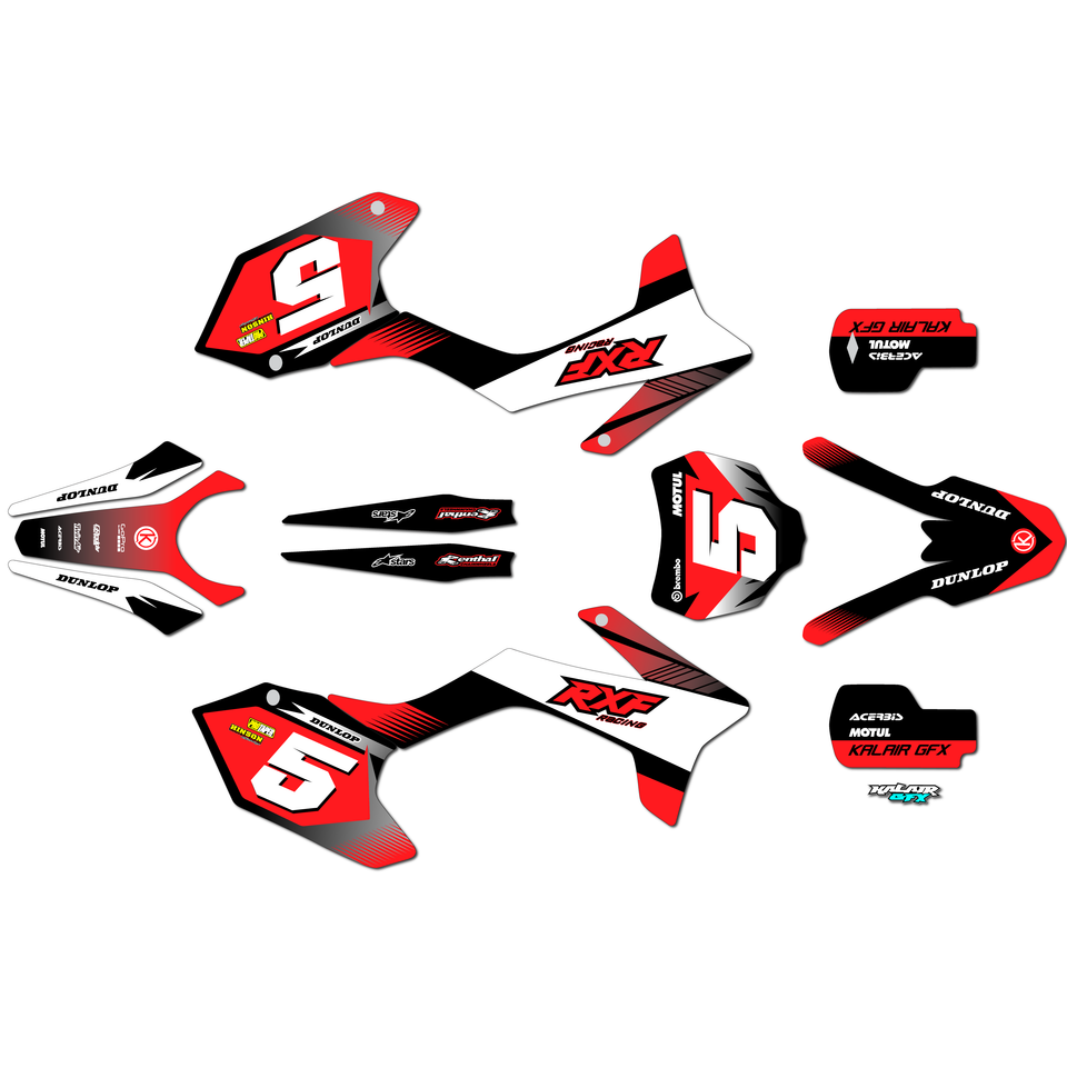Apollo RXF Dirt Bike Graphics Kits
