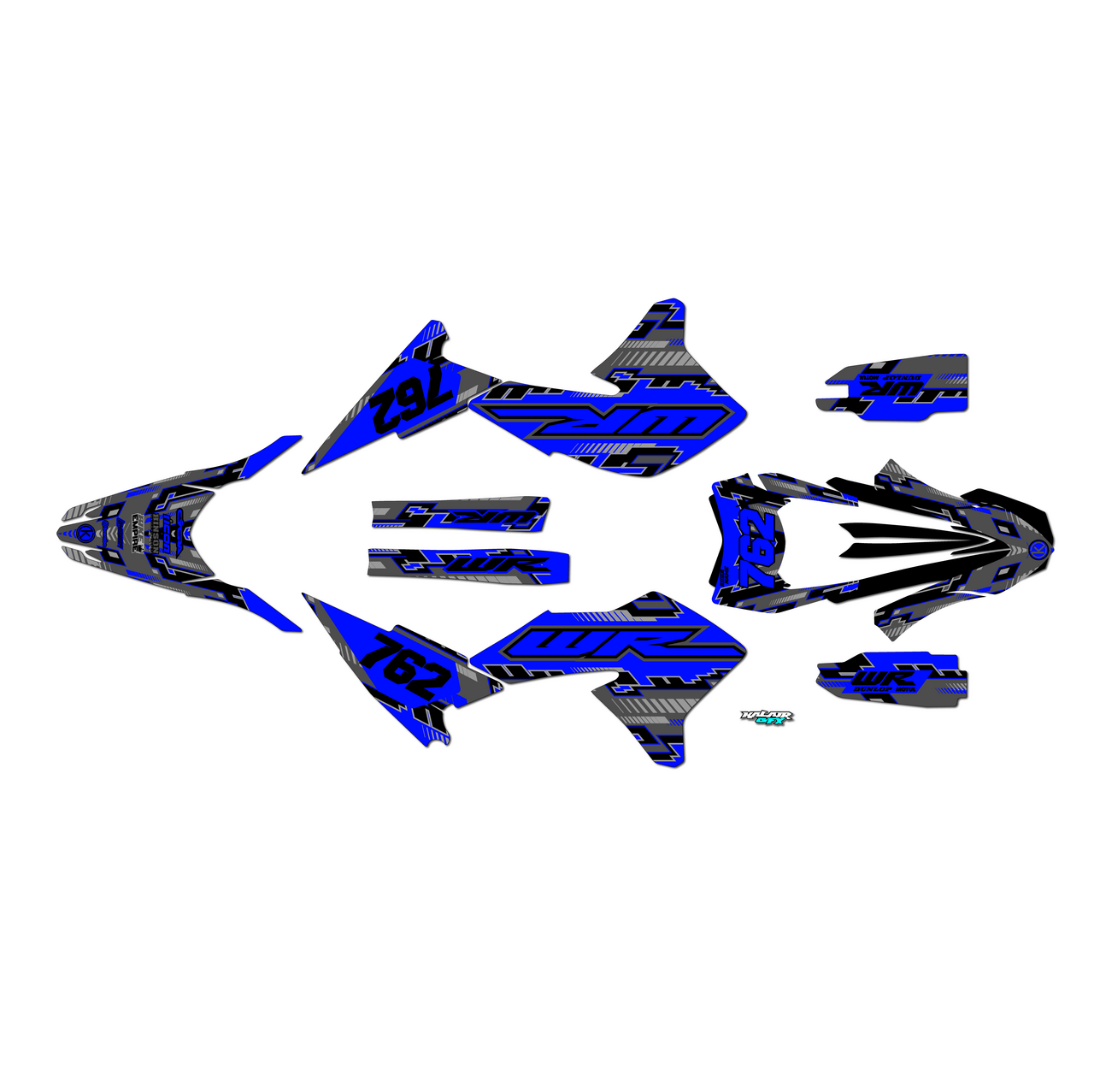 Yamaha WR250R (2008-2021) Incision Series Graphics kits Kalairgfx
