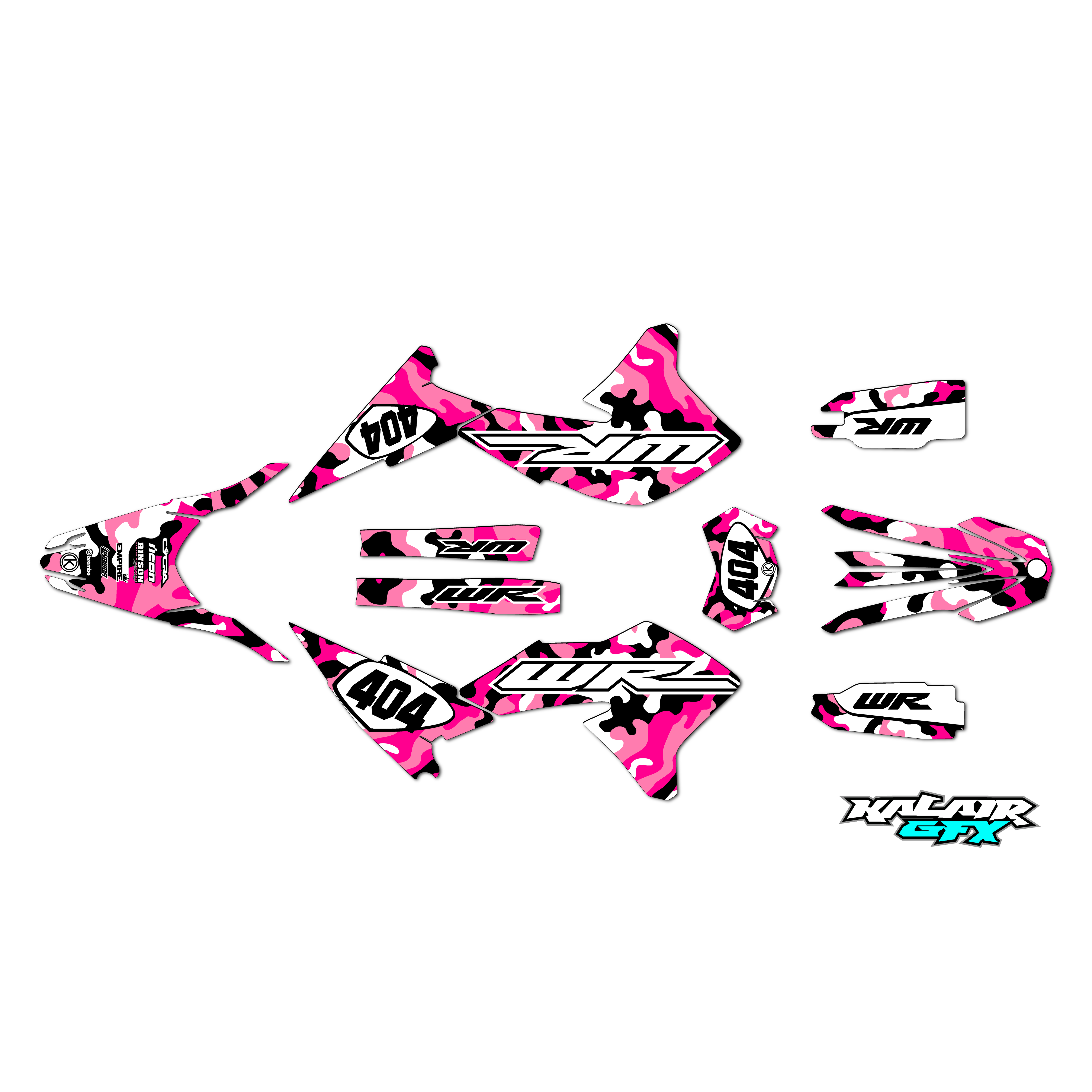 Yamaha WR250R (2008-2021) Invasion Series Graphics kits Kalairgfx