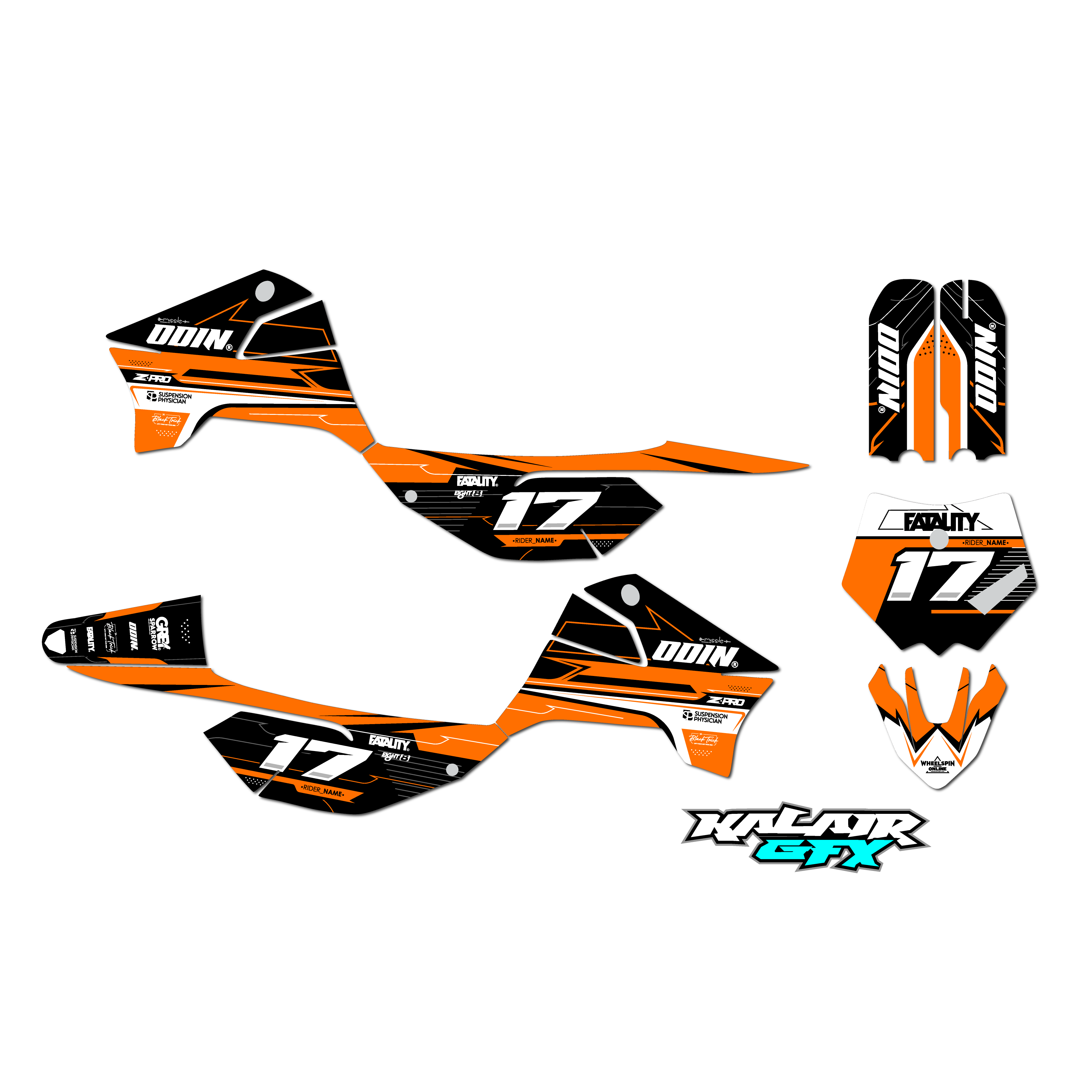 Graphics Kit for Apollo RFZ X4-X6 X14-X19 (2016-2023) Axis Series ...