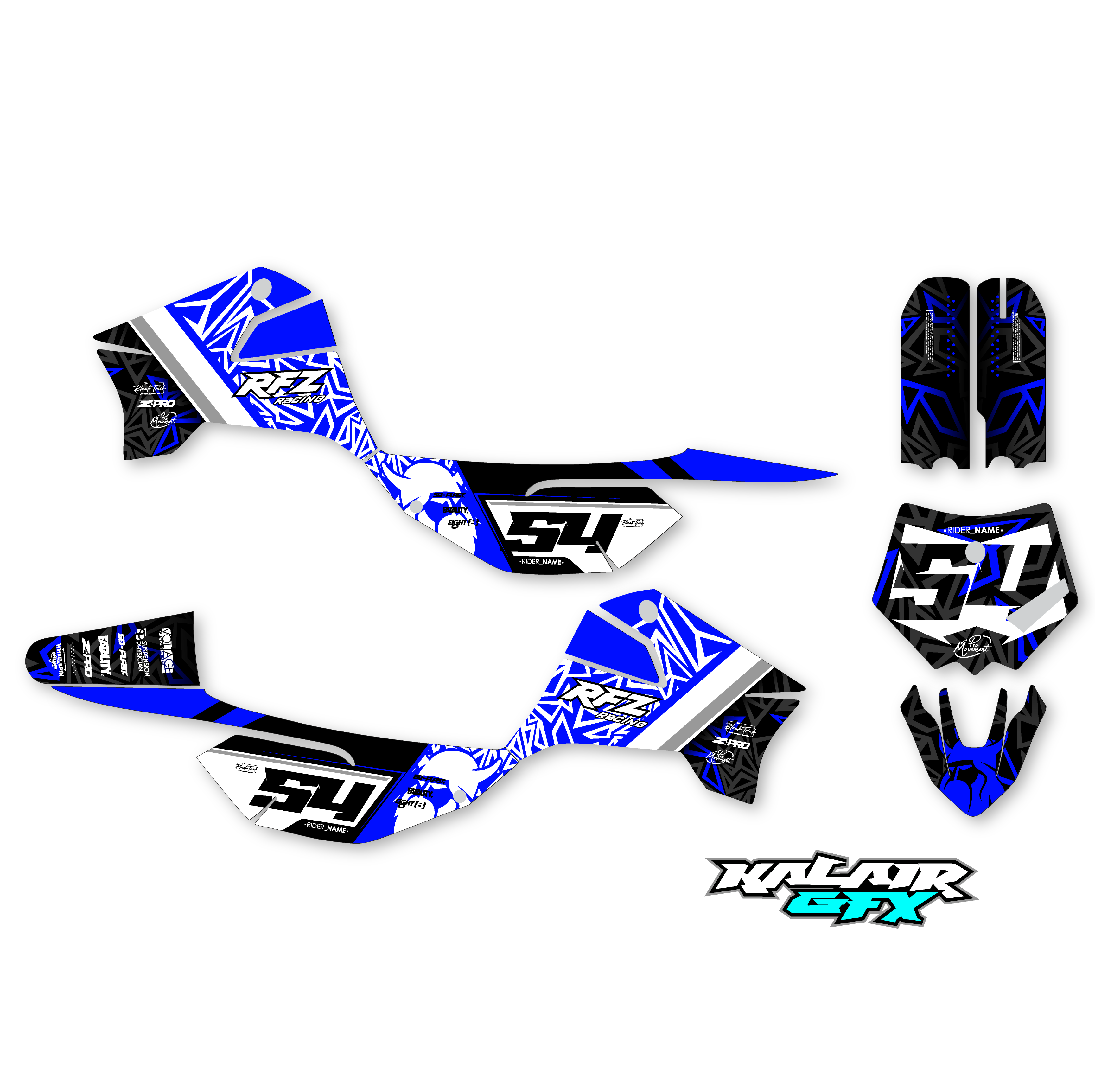 Graphics Kit for Apollo RFZ X4-X6 X14-X19 (2016-2023) Cyrus Series ...