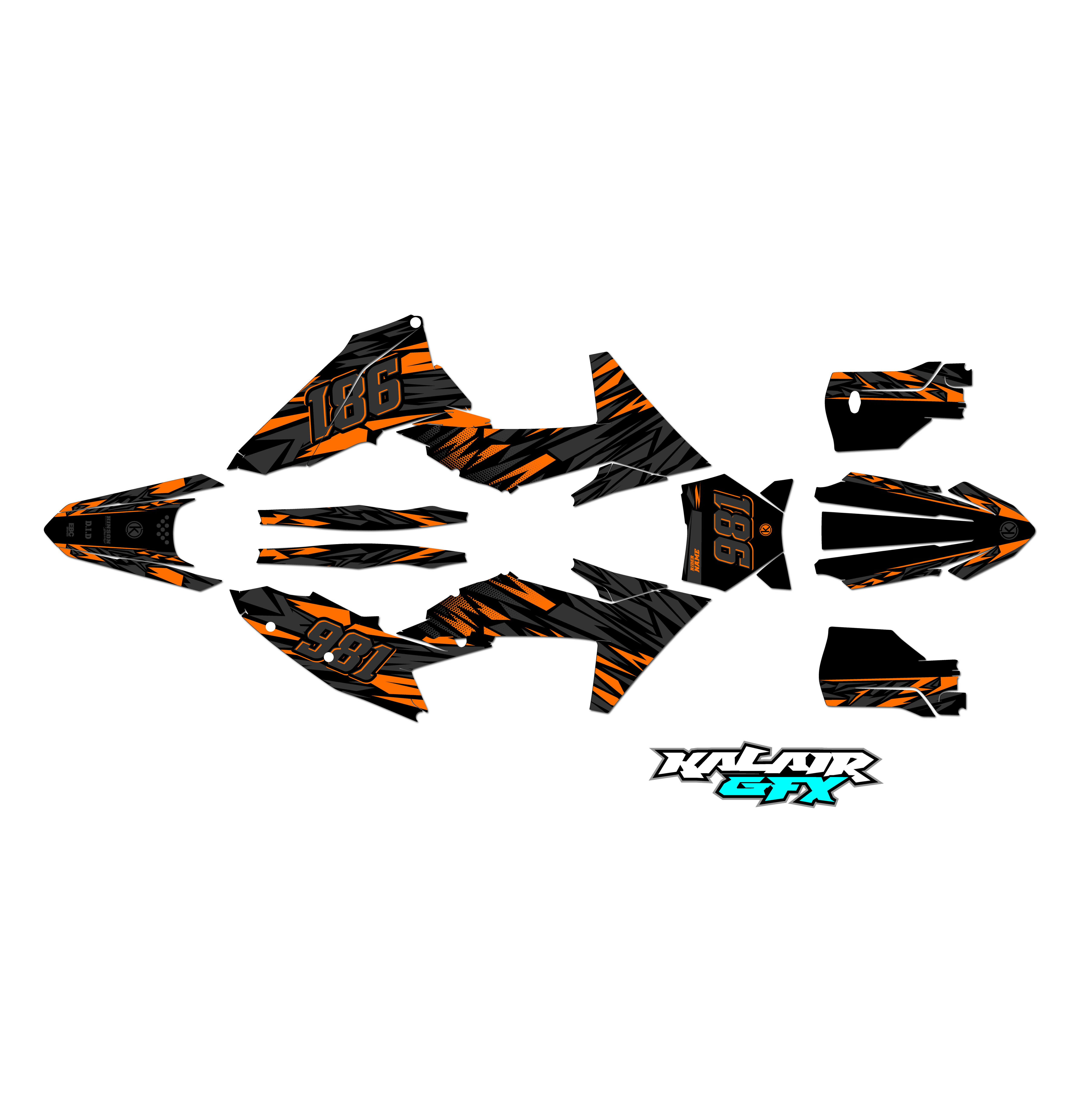 KTM 300 XC 2023 Graphics Kit | Twitch Series | Kalair GFX