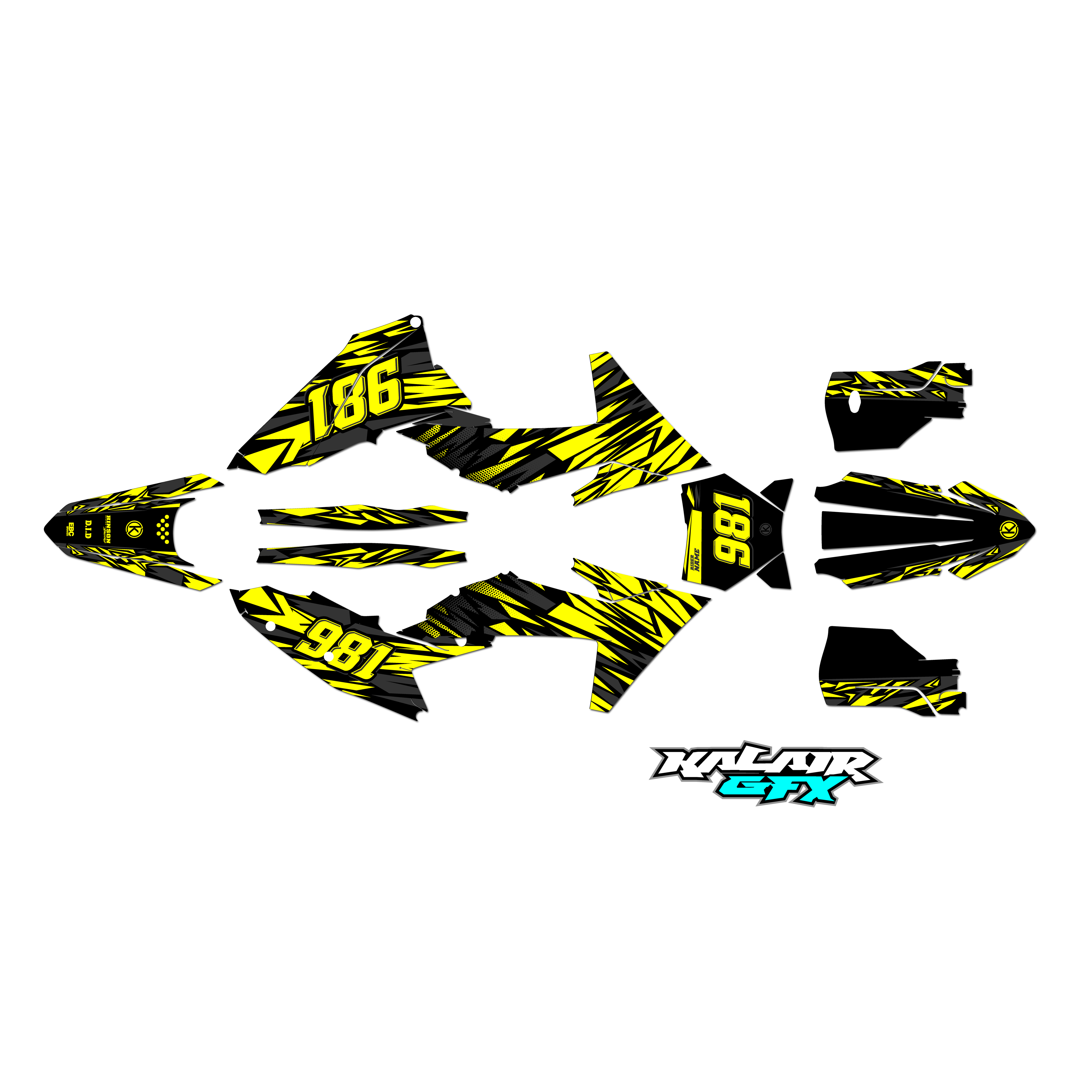 KTM 300 XC 2023 Graphics Kit | Twitch Series | Kalair GFX