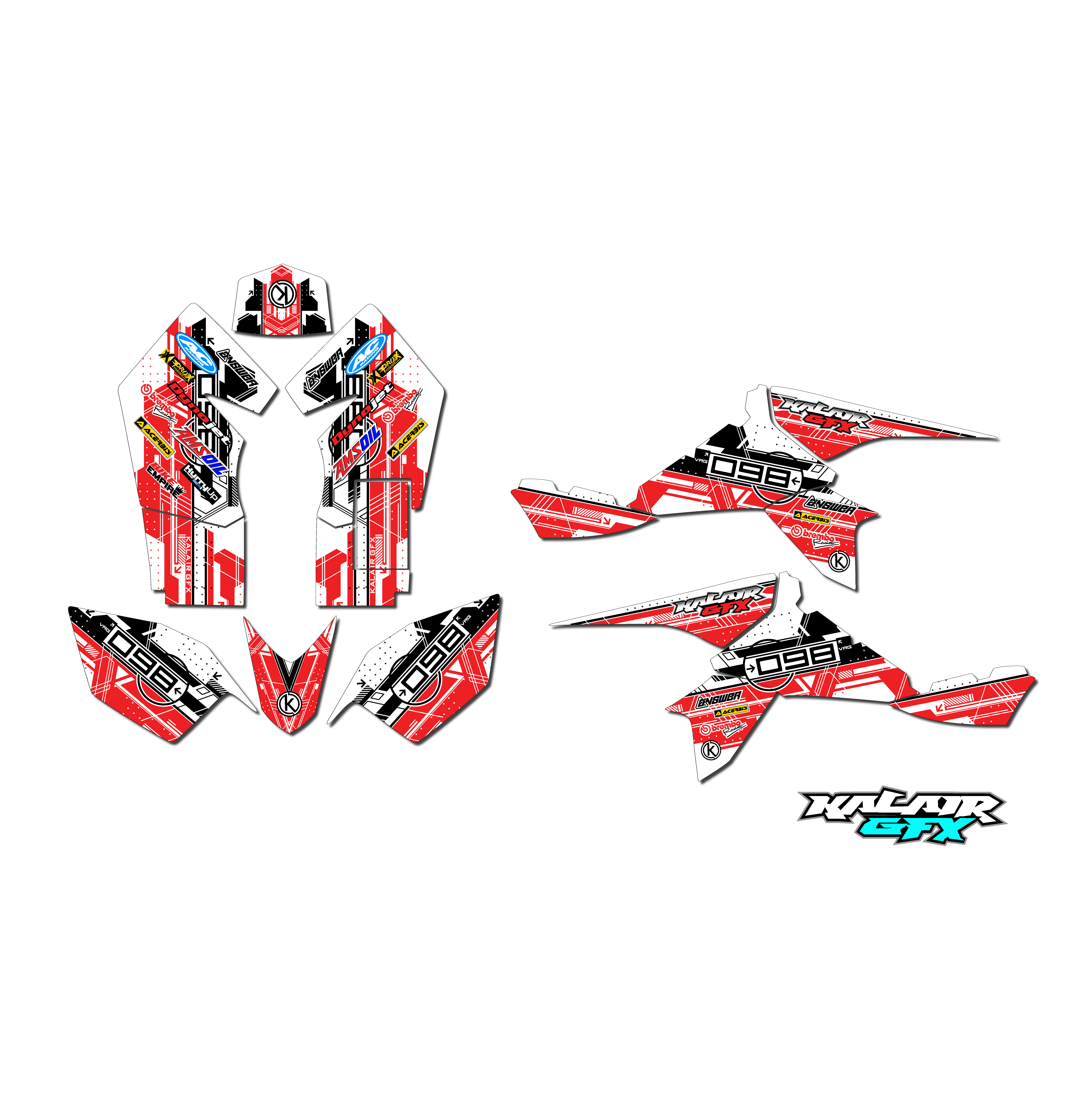 Suzuki LT-Z90 (2006-2023) Future Series Graphics kits Kalairgfx