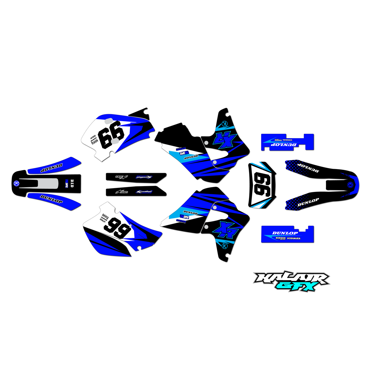 Honda Xr650r Graphics Kit Division Series Kalair Gfx