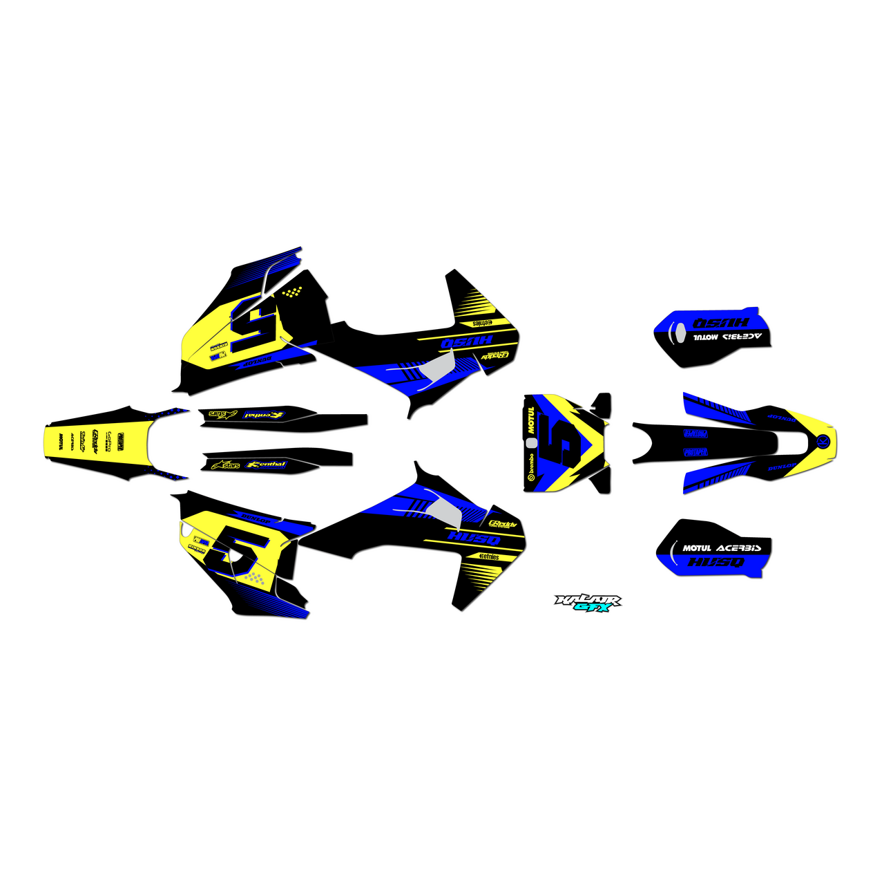 Customizable Husqvarna TC125 2019-2022 Turbo Series | Kalairgfx