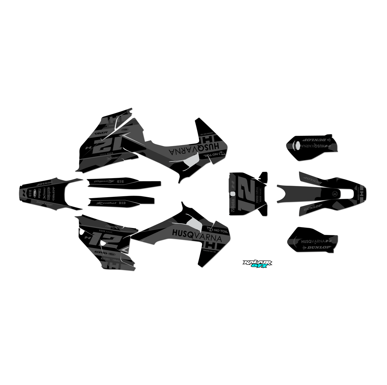 Graphics Kit for Husqvarna FC450 (2019-2022) Splash Series - Kalair GFX