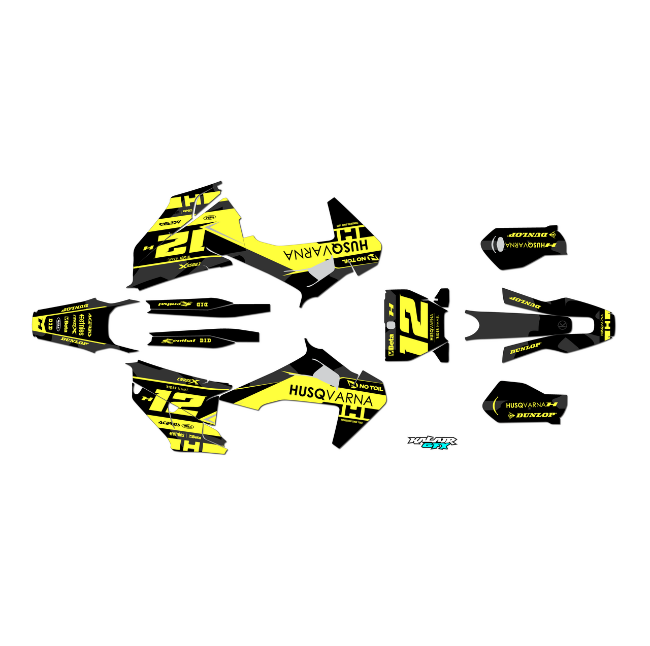 Graphics Kit for Husqvarna FC450 (2019-2022) Splash Series - Kalair GFX