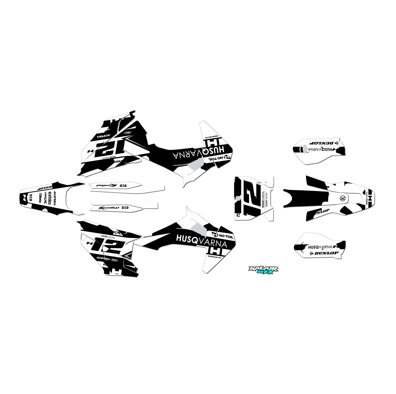 Graphics Kit for Husqvarna FC450 (2019-2022) Splash Series - Kalair GFX