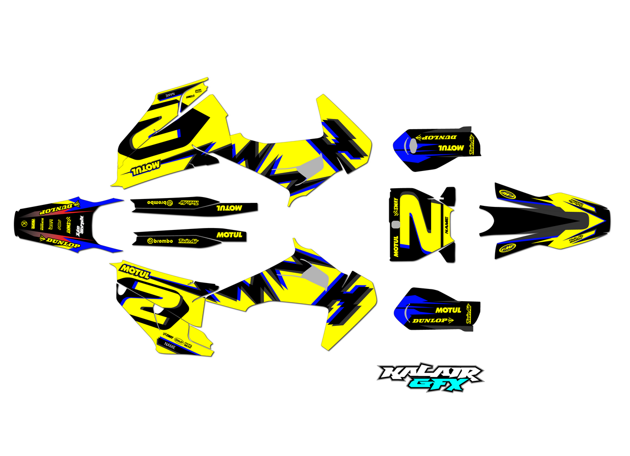 Graphics Kit for Husqvarna FC450 (2019-2022) Vision Series - Kalair GFX
