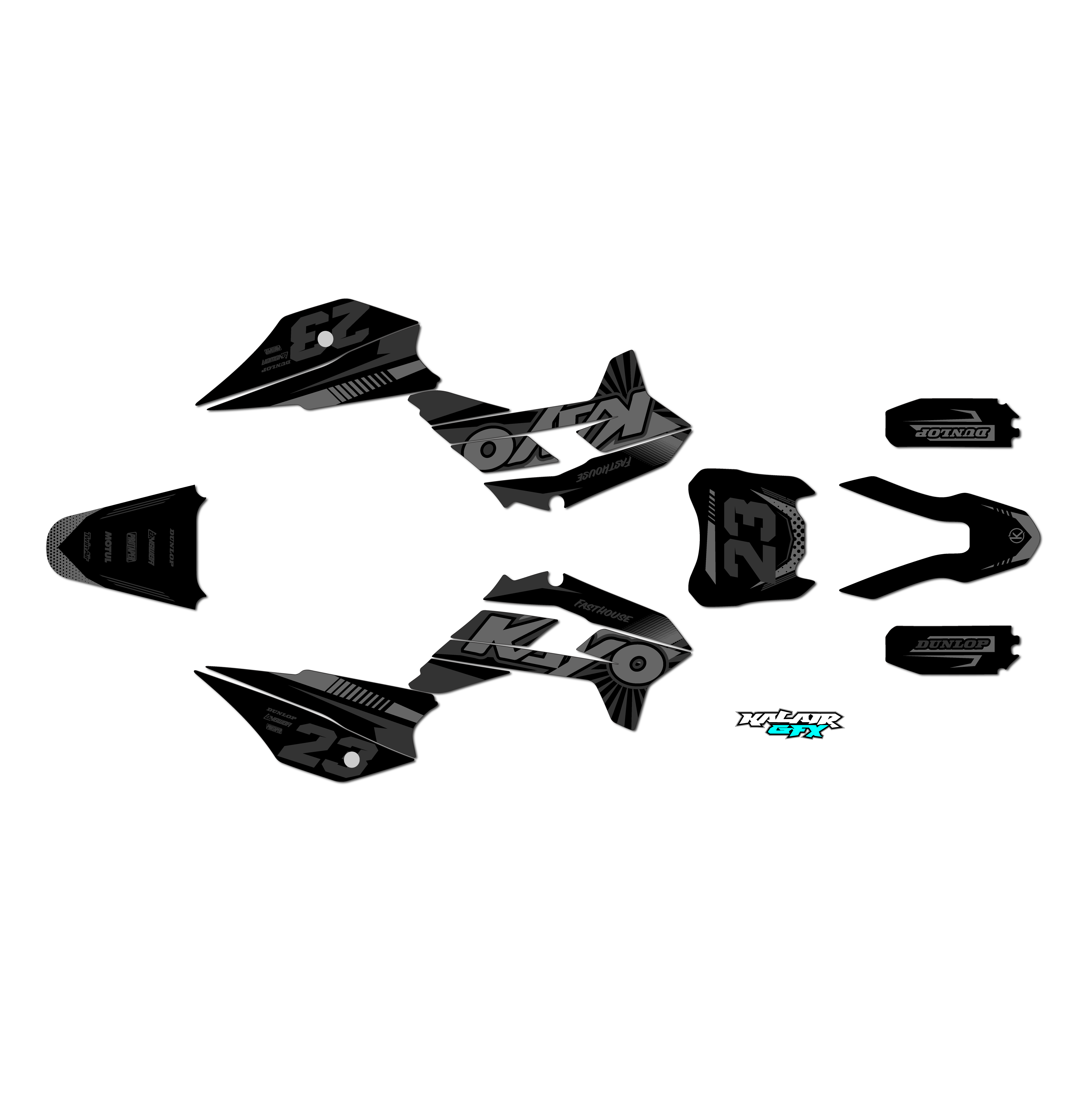 Kayo TT140 (2021-2024) Fh Series Graphics Kit KalairGFX