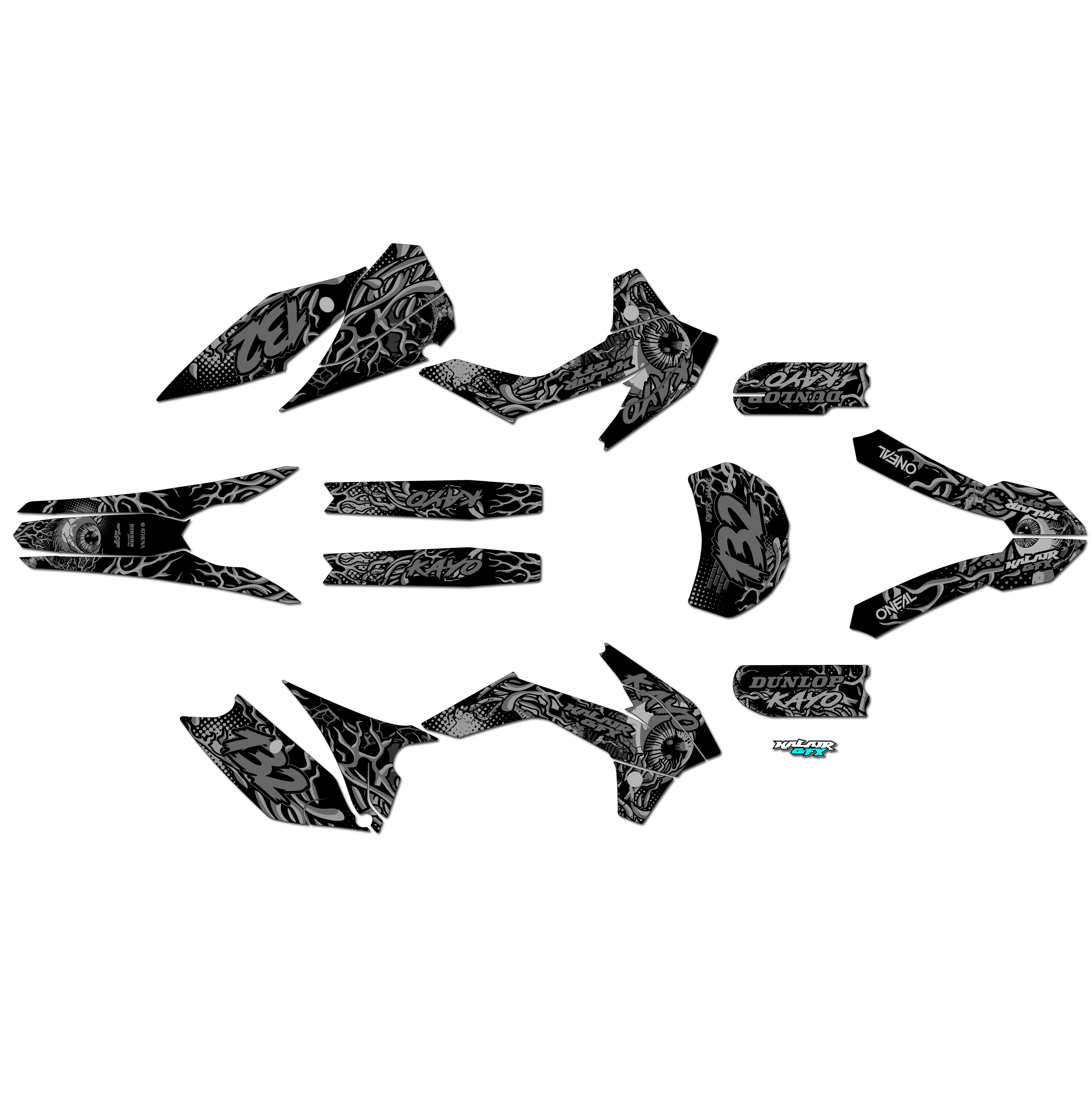 Graphics Kit for Kayo K2 230 (All Years) Core Series - Kalair GFX