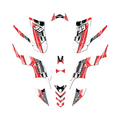 Yamaha RAPTOR 90 Graphics Kit (2009-2015) Future | KalairGFX