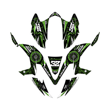 Kawasaki KFX450R Graphics Kit (2008-2014) Midgard