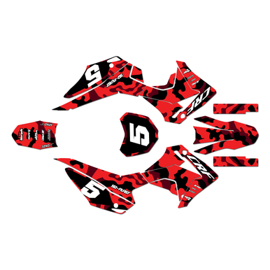 Honda CRF110F Graphics Kit (2013-2018) Invasion | KalairGFX