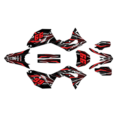 Honda CRF450R Graphics Kit (2017-2020) Prime | KalairGFX