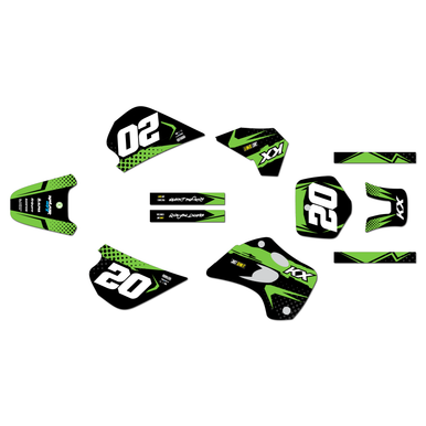 Kawasaki KX80 Graphics Kit (1994-1997) Spear | KalairGFX