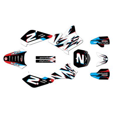 Suzuki RM85 Graphics Kit (2001-2026) Vision | KalairGFX