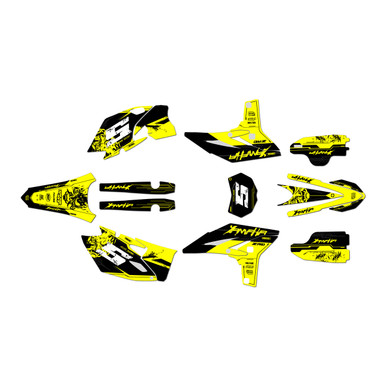Yamaha WR450F Graphics Kit (2012-2015) Night-city