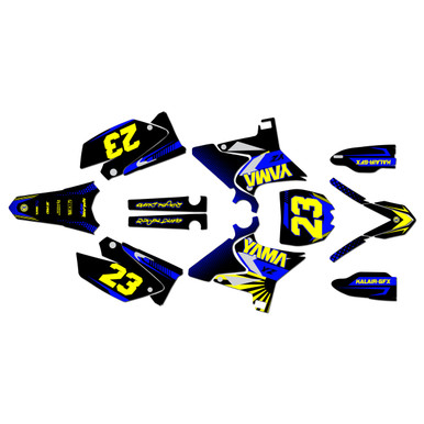 Yamaha YZ250 UFO RESTYLED Graphics Kit (2002-2014) Fh