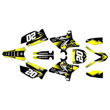 Yamaha YZ250 UFO RESTYLED Graphics Kit (2002-2014) Spear