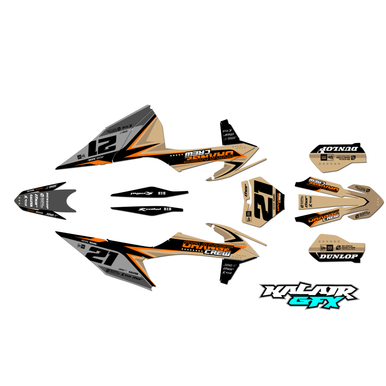 KTM 300 XC Graphics Kit (2019-2022) - OrangeCrew Series | Kalair GFX