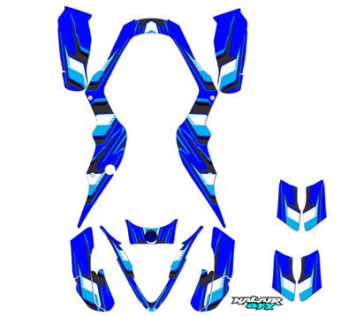 Graphics Kit for Apex PRO SHARK MXR 90 (All years) Klutch Series ...