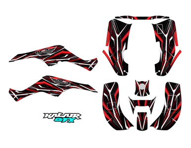 Honda TRX250EX 2001-2004 Graphics Kit | Prime Series | Kalair GFX