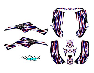 Honda TRX250EX Graphics Kit 2001-2004: Visionary Style | Kalair GFX