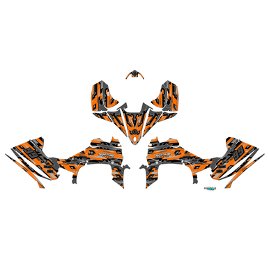 Yamaha YFZ450R 2014-2023 Graphics Kit - Incision Series | Kalair GFX