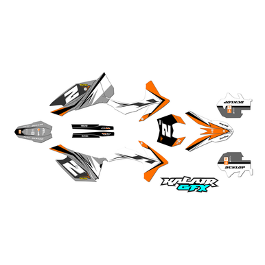 Ktm 450 Exc-f (2012-2013) Bold Series Graphics Kit Kalairgfx