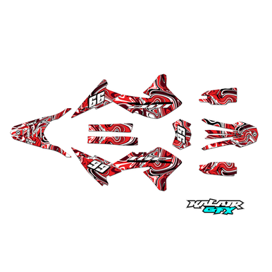 Yamaha WR250X (2008-2021) Snagged Series Graphics kits Kalairgfx