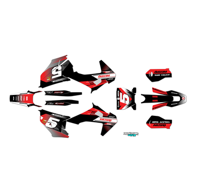 Graphics Kit for Husqvarna TC125 (2019-2022) Turbo Series - Kalair GFX