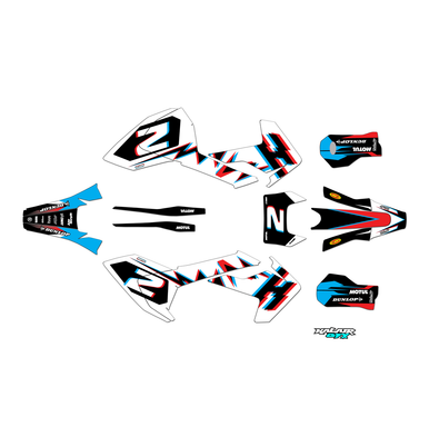 Premium Husqvarna TE250 2017-2019 Vizion Series | Kalairgfx