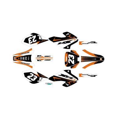 Evader Series Honda XR100 Graphics Kit | Kalair GFX