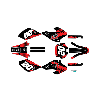 Honda XR100 Graphics Kit - 2001-2003 Spear Series | Kalair GFX