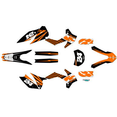 Graphics Kit for Kayo K2 230 (All Years) Jaw-breaker Series - Kalair GFX