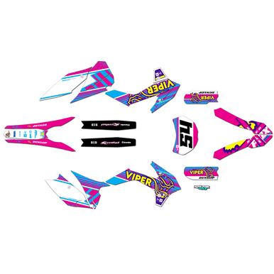 Graphics Kit for Kayo K2 230 (All Years) Pulse Series - Kalair GFX