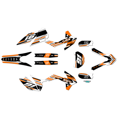 Graphics Kit for Kayo K2 230 (All Years) Coil Series - Kalair GFX