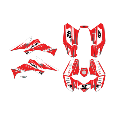 Graphics Kit for Honda TRX250EX (2006-2012) Lethal Series - Kalair GFX