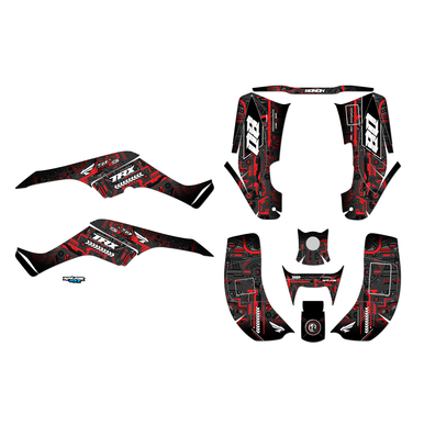 Graphics Kit for Honda TRX250EX (2001-2004) Rift Series - Kalair GFX