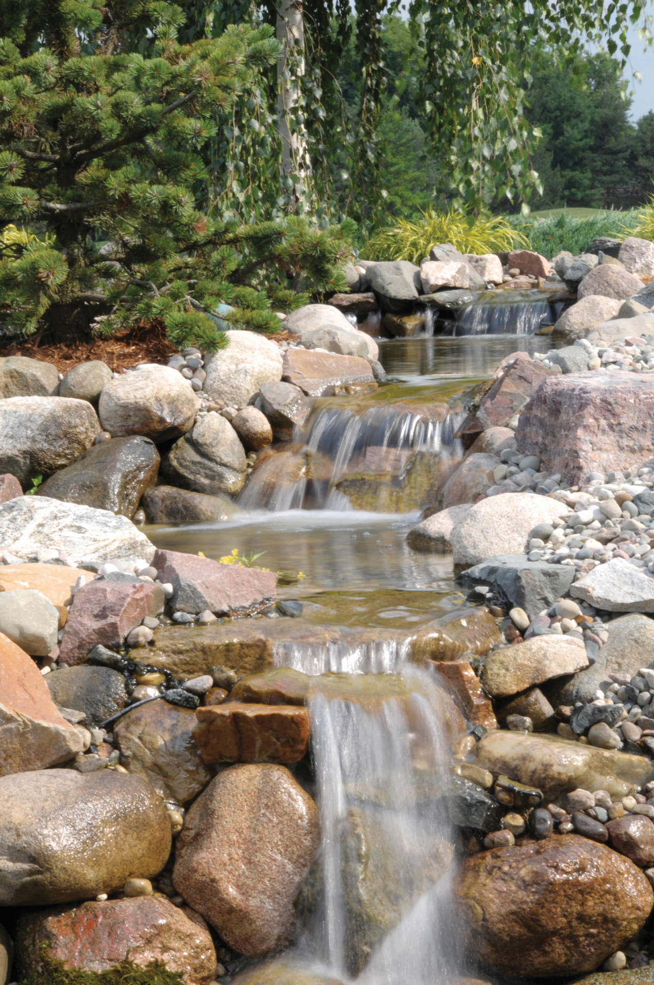 Waterfall Spillway | Pond Waterfall | Filter Boxes | Blue Thumb