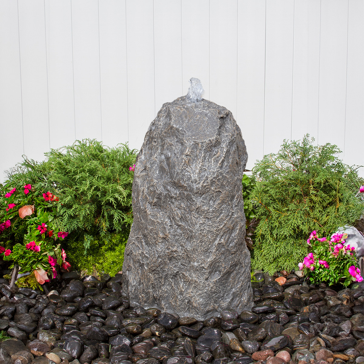 Medium 24" Matterhorn Fountain Kit | Single GFRC | Blue Thumb