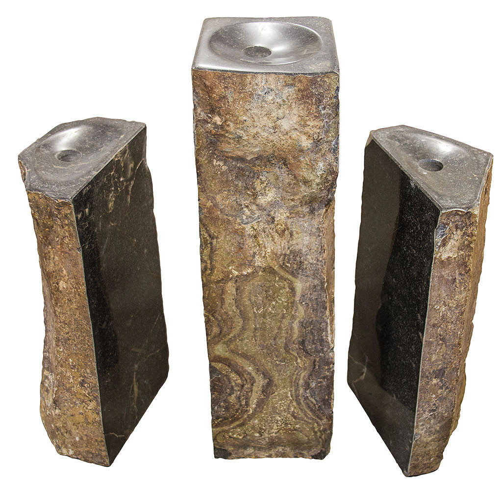 Fountains Basalt Fountain Kit - Trinity Split Polished 3 Piece