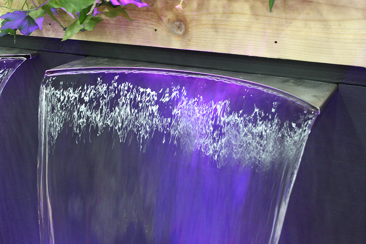 Formal Waterfalls | Retaining Wall Waterfall | Blue Thumb