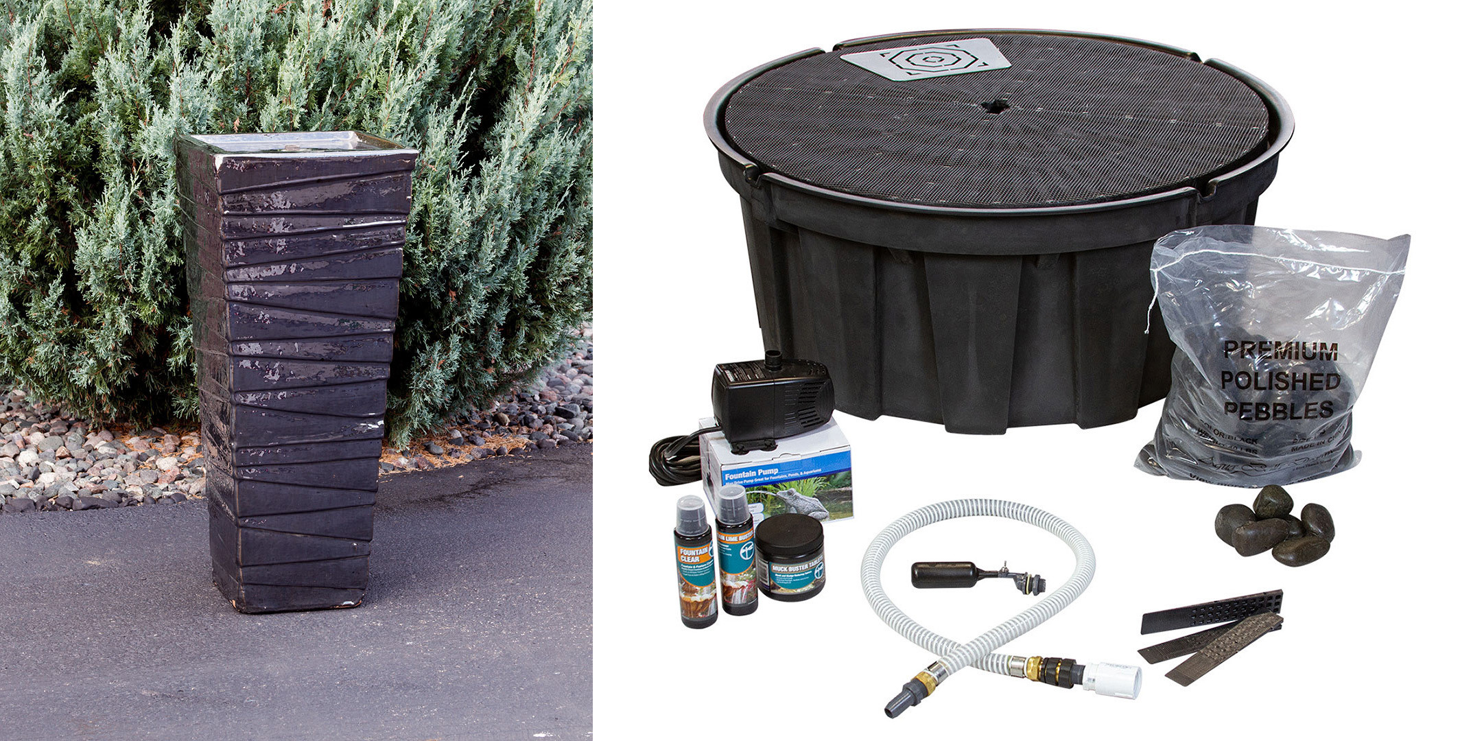 Diy Fountain Kit | Outdoor Garden Water Fountains | Blue Thumb